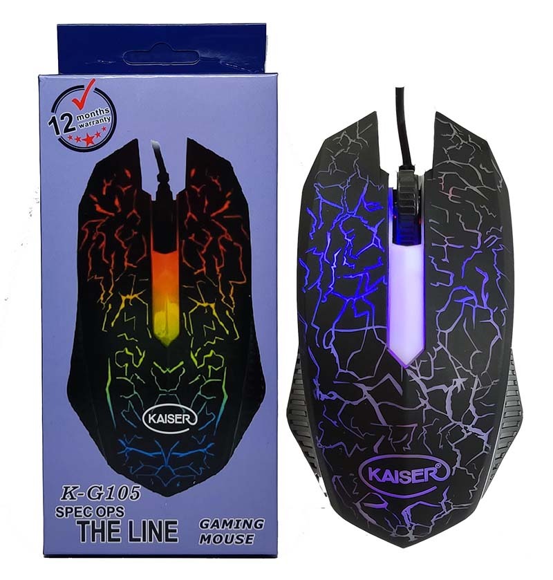 ماوس گیمینگ کایزر KAISER K-G105 | مدرن رایانه سبز